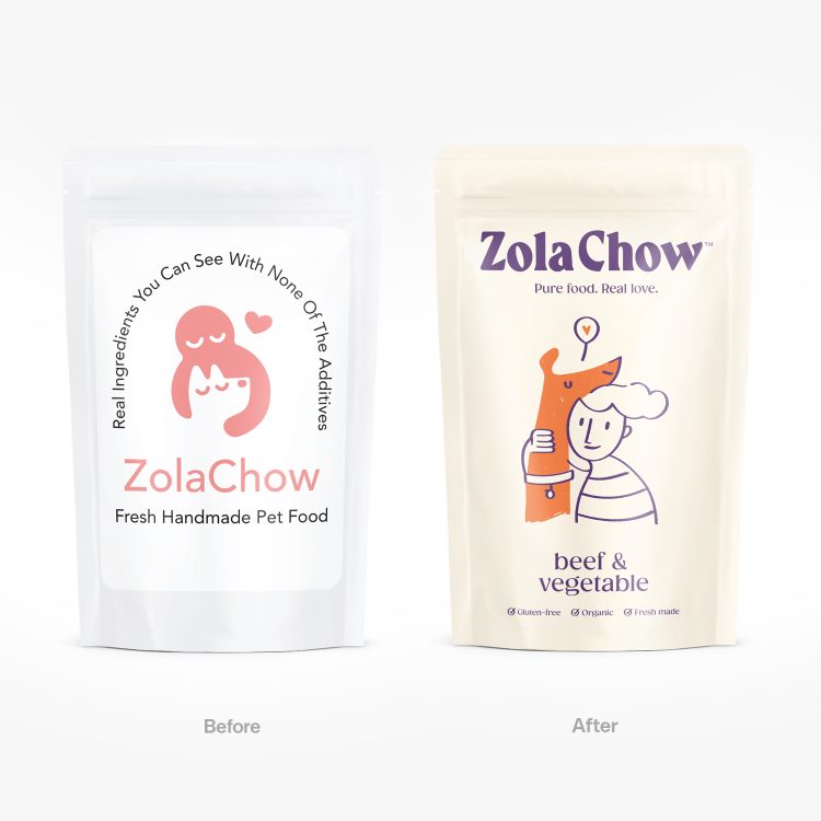 Freshmade - Before and After - CPG Brand Package Design Refresh